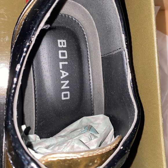 boland | Shoes | Mens Oxford Boland Tuxedo Dress Shoes Black Gold 95 ...